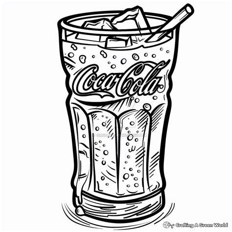Soda Coloring Pages Free And Printable