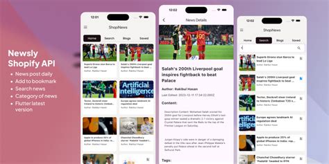 Newsly Flutter News App For Android And Ios By Rf9soft Codester