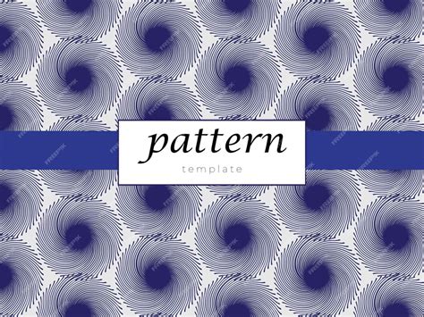 Premium Vector Blue Pattern Background Template Design