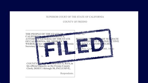 Court Cases California Fresno County District Attorney And Sheriff