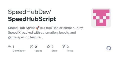 Github Speedhubdevspeedhubscript Speed Hub Script 🚀 Is A Free
