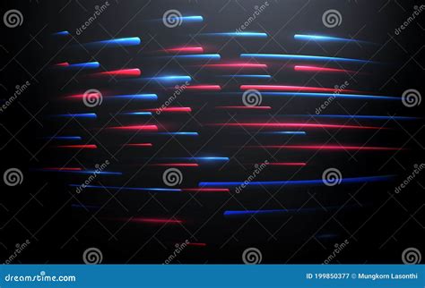 Abstract Blue And Red Technology Hi Tech Futuristic Digital High And