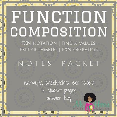 Function Composition Notes Packet Pdf