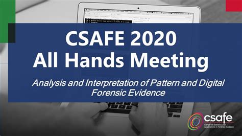 Firearms And Toolmark Analysis Center For Statistics And Applications