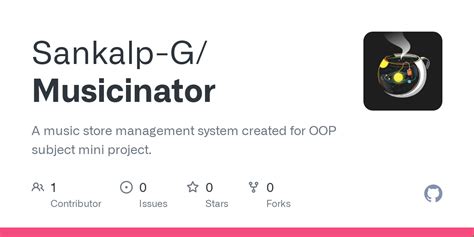 GitHub Sankalp G Musicinator A Music Store Management System Created