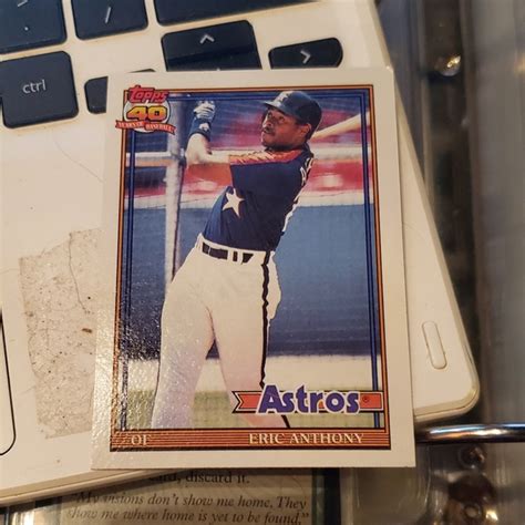 Other Eric Anthony Baseball Card Poshmark