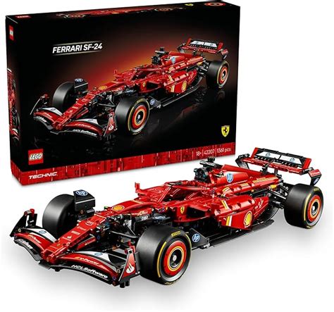 LEGO Technic Ferrari SF F Car Model Kit For Adults Collectible Formula Building Set With