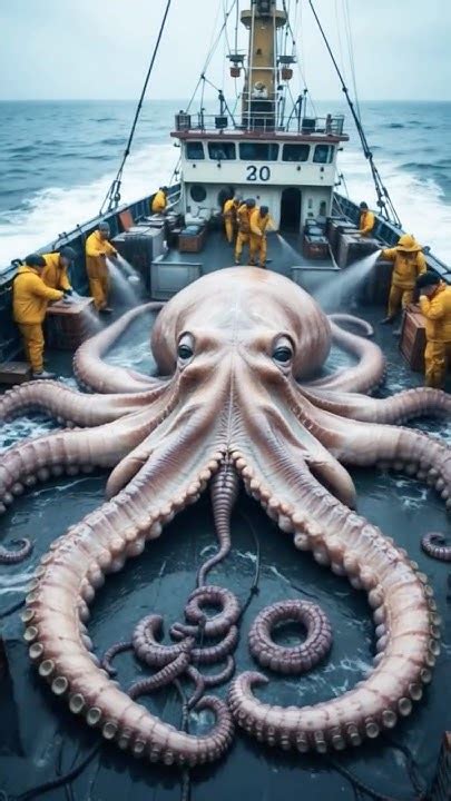 Largest Octopus Ever Caught In Human History Shorts Youtube