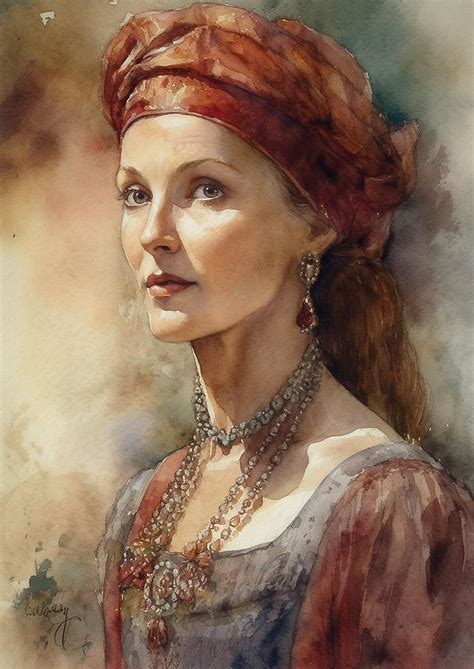 Jane Seymour Digital Art By Thuy Dinh Thi Fine Art America