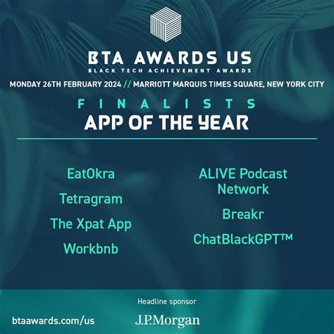 black tech achievement awards on linkedin btaawards appoftheyear blackintech