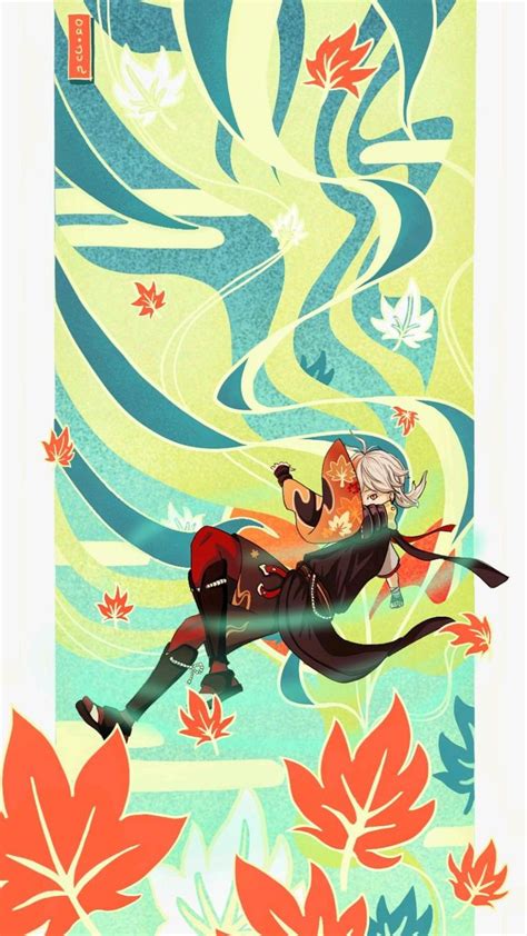 Kaedehara Kazuha Genshin Impact Drawn By Toji Primaarche Danbooru My