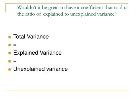 PPT What Does Covariance Tell You What It Is A Function Of What Coefficient Tells You The