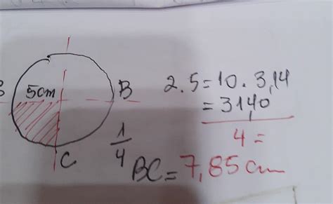 Analise a circunferência a seguir Podemos afirmar que o comprimento do