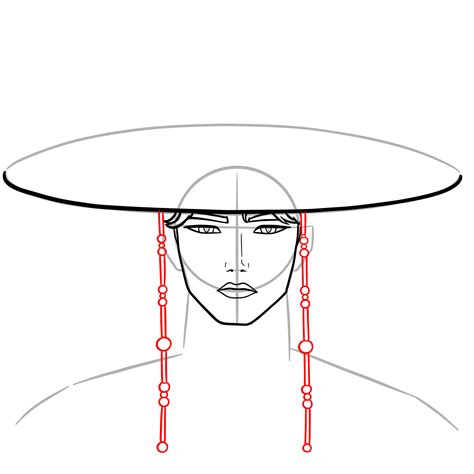 How To Draw Jinu In Demon Form With Hat And Markings