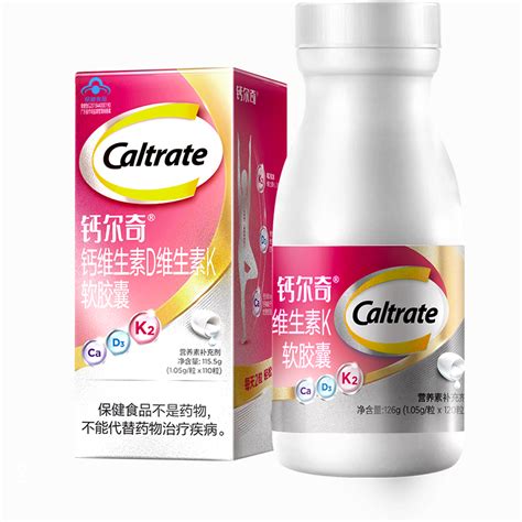 重磅新品钙尔奇铂金液体钙维DK2钙碳酸钙成人中老年孕妇补钙片 虎窝淘