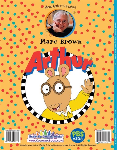 Arthur® Coloring Book Official Etsy