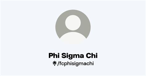 Phi Sigma Chi Instagram Facebook Linktree