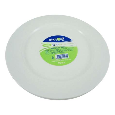 아이존 실용적인 N6121b48ea8 일회용 야외용 다회용접시 플라스틱 접시10호 홈플러스 택배배송