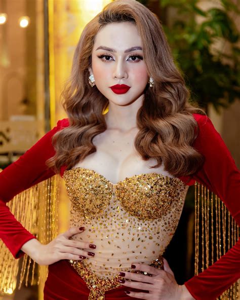 Luong My Ky Most Beautiful Vietnam Transgender Models In Pretty Red Dress Photoshoot Tg Beauty