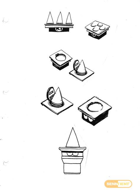 Concept Artwork Of A Spike Style Enemy For ‘sonic Sonic The Hedgeblog