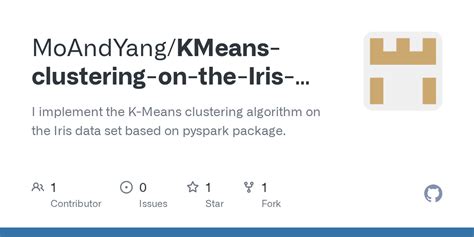Github Moandyangkmeans Clustering On The Iris Data Set Based On