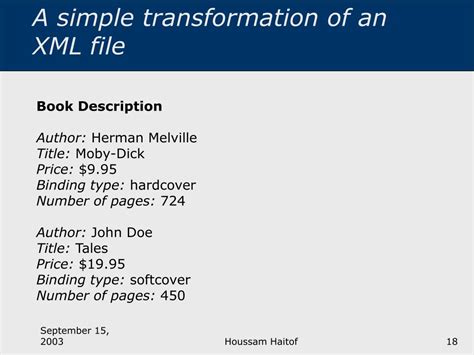 Ppt Understanding Xslt Transformation Basics Powerpoint Presentation