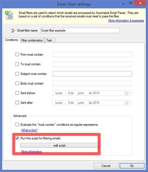 Using Scripts To Filter Emails Email Parser Software