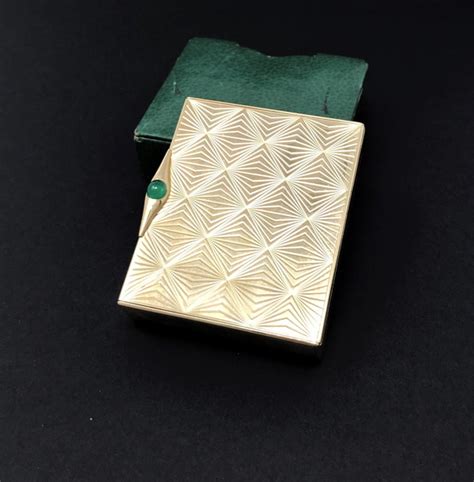 Cartier 14k Gold Card Box Circa 1930s