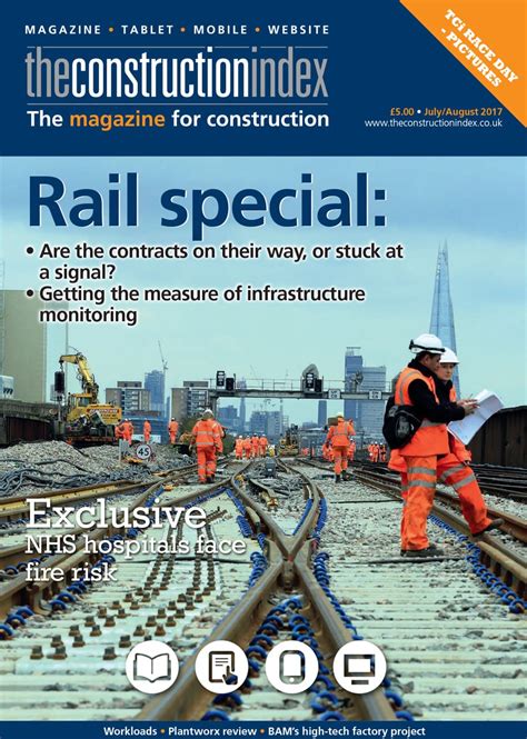 Construction Magazine With News Analysis Project Reports Leads