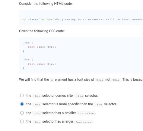 Consider The Following Html Code Programming Studyx