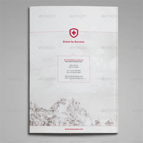 Corporate Suisse Brochure A4 And Us Letter Print Templates Graphicriver