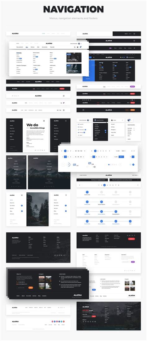Alaska Ui Kit Visual Hierarchy Interactive Design Web Design Ui Design Patterns