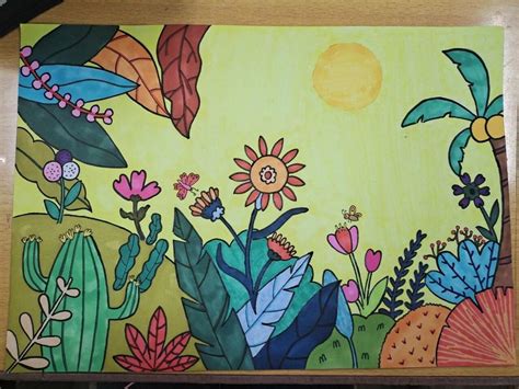 植物园的示意图简笔画简单（共14张） 简笔画图片大全