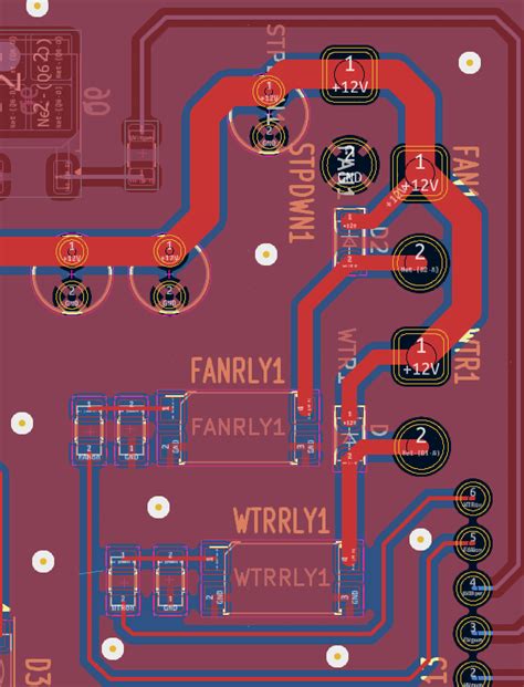 Pcb Design Designing My First Pcb Using Solid State Relays And Two