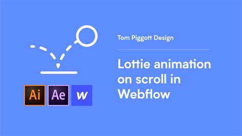 Lottie Animation On Scroll In Webflow Youtube
