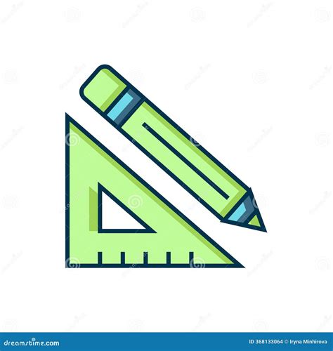 Set Triangular Ruler Drawing Compass Monitor With Graduation Cap Chalkboard Graduation