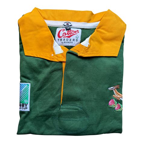 Sporting Memorabilia Rugby World Cup Long Sleave 1995 Springbok Rugby Jersey For Sale In