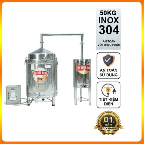 Nồi Nấu Rượu Bằng Điện 50kg Giá Rẻ Tiện Lợi Hiện đại