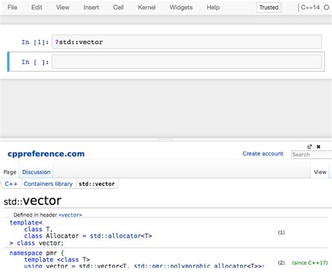 Inline Documentation Xeus Cling Documentation