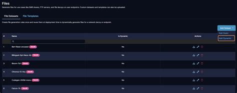 Add Dynamic File Dataset Option