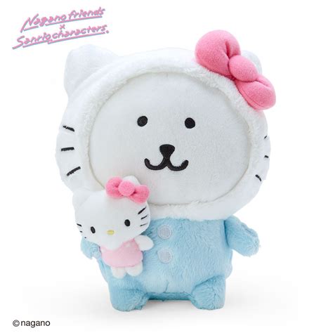 Plush Nagano No Kuma Hello Kitty Sanrio X Nagano Meccha Japan