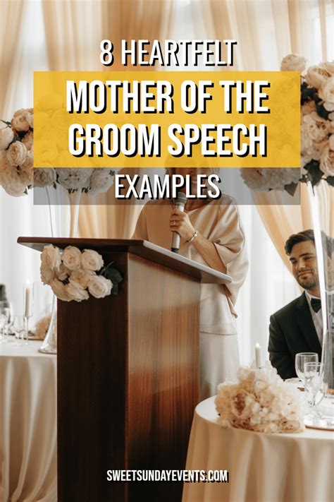 8 Heartfelt Mother Of The Groom Speech Examples