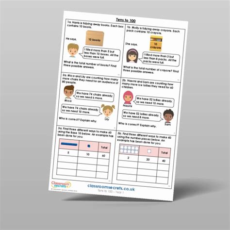 Year 1 Tens To 100 Reasoning And Problem Solving Resource Classroom