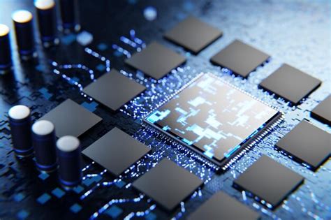 Premium Photo Abstract Microchip Conventional Technologies New