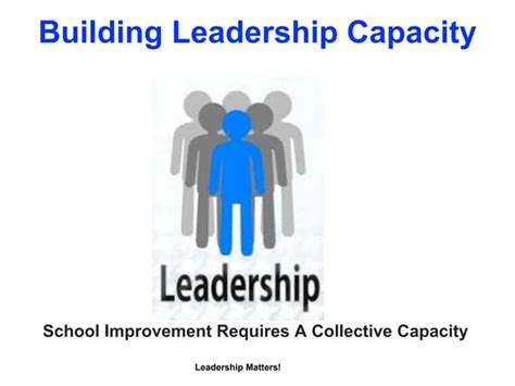 Building Leadership Capacity Pptx