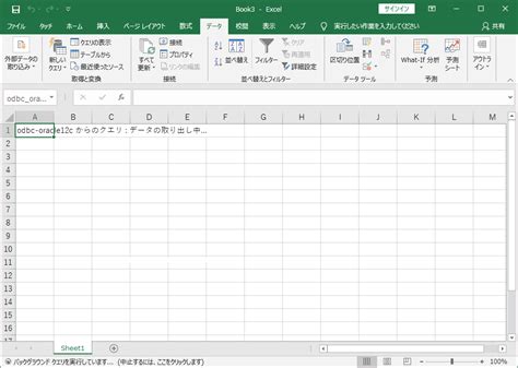 Instant Client Odbc 】excel、accessから Oracle データベースに接続しよう