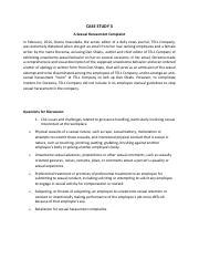 Addressing Sexual Harassment Challenges And Solutions In The Course Hero