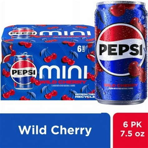 Pepsi Wild Cherry And Cream Soda 12 Fl Oz Cans Pack Of 12