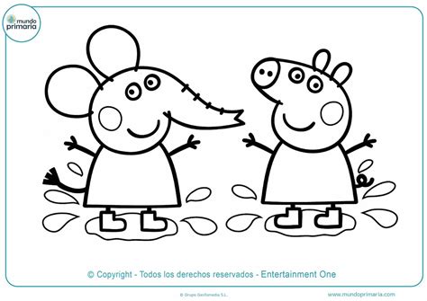 Dibujos De Peppa Pig Para Colorear 【descarga Gratis】