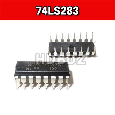 2 8pcs 74ls283 Sn74ls283n Dip 16 4bit Two Progress Full Plus Logic Chip